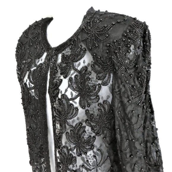 Vintage | Jackets & Coats | Vintage Scala 8s Evening Jacket Beaded ...